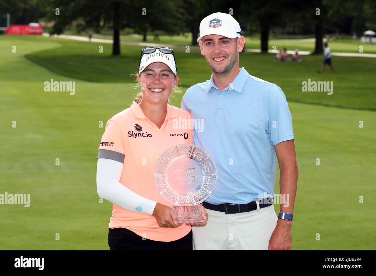GRAND RAPIDS, MI - JUNE 19: LPGA golfer Jennifer Kupcho poses for a ...