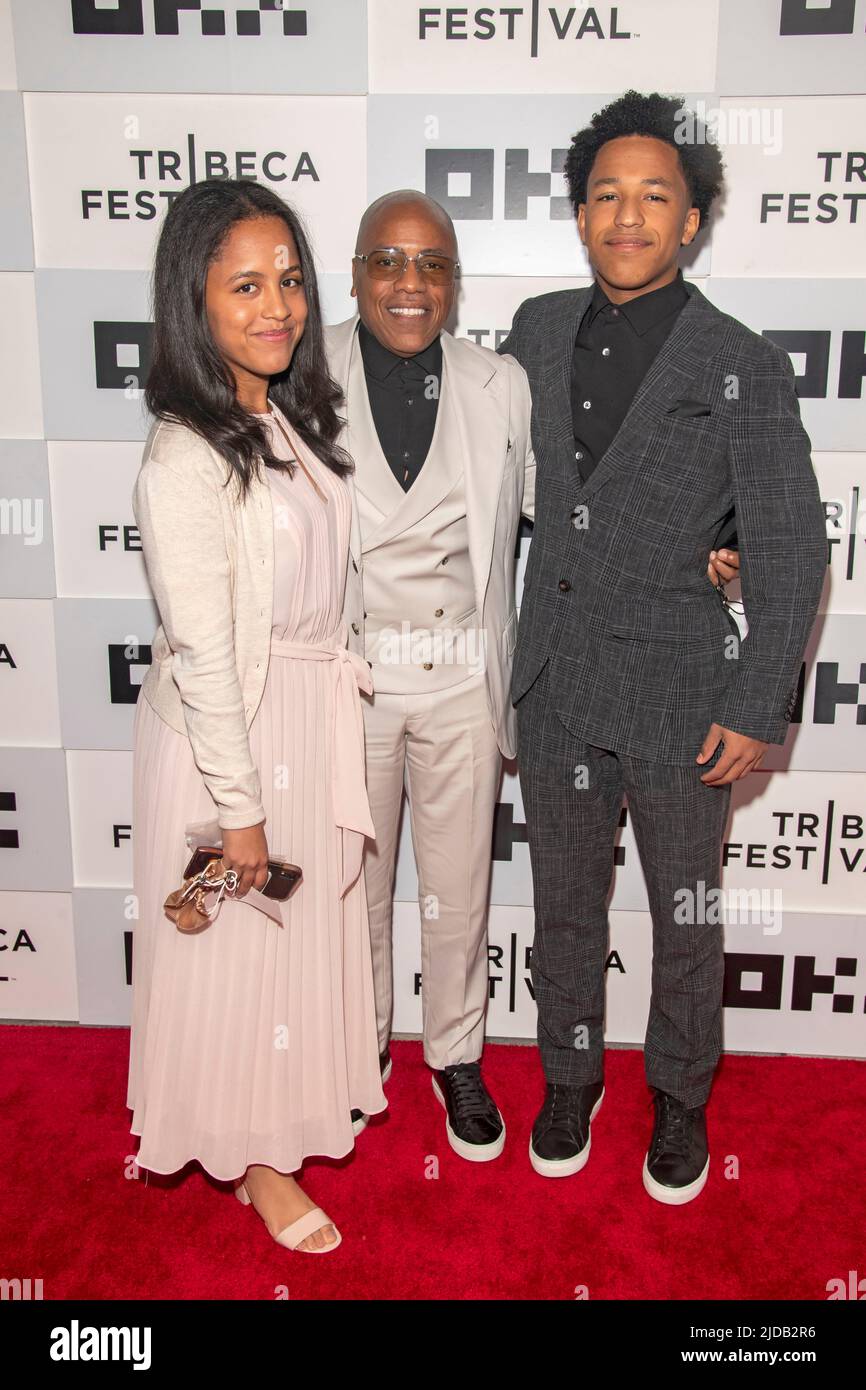 New York, United States. 18th June, 2022. Kedar Massenburg (C) attends ...