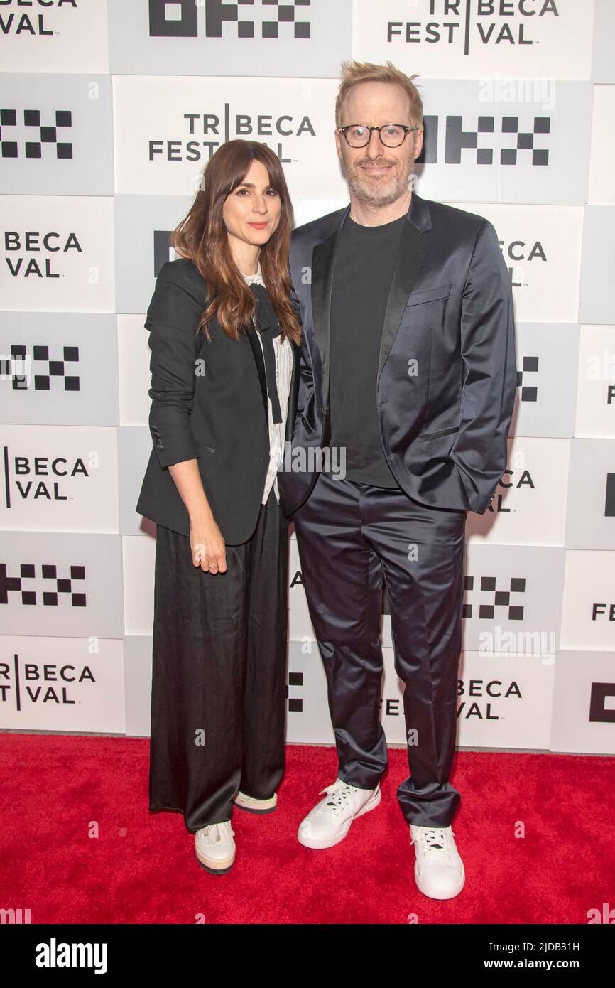 New York, United States. 18th June, 2022. Aya Cash and Josh Alexander ...