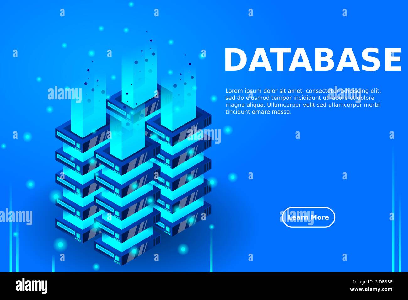 Server room isometric vector, futuristic technology of data protection ...