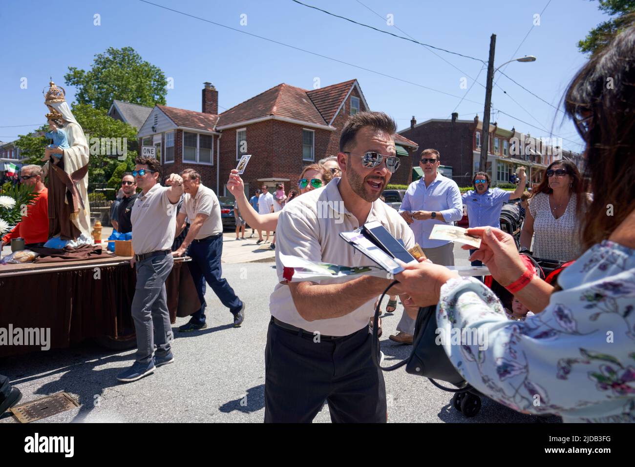 St. Anthony Italian Street Festival in Wilmington, Delaware Stock Photo ...