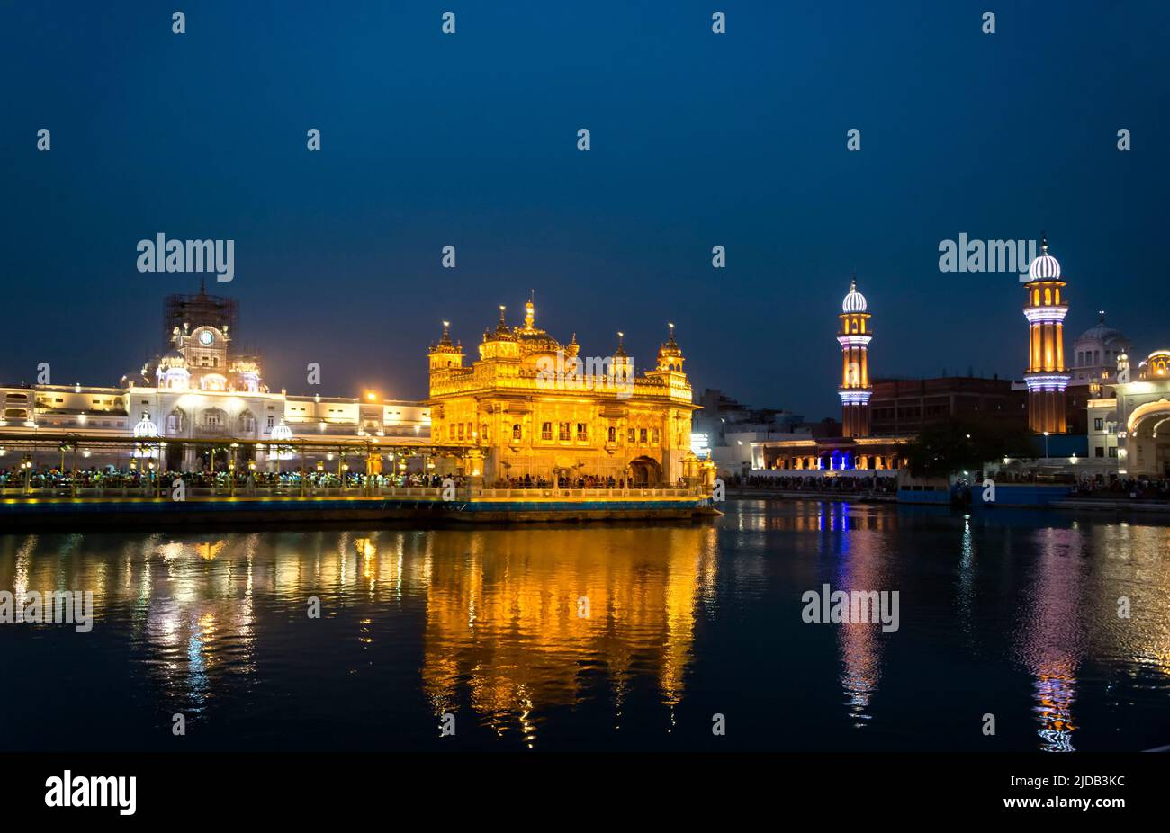 The Clock Tower and Gothic style entrance to the gilded Golden Temple ...
