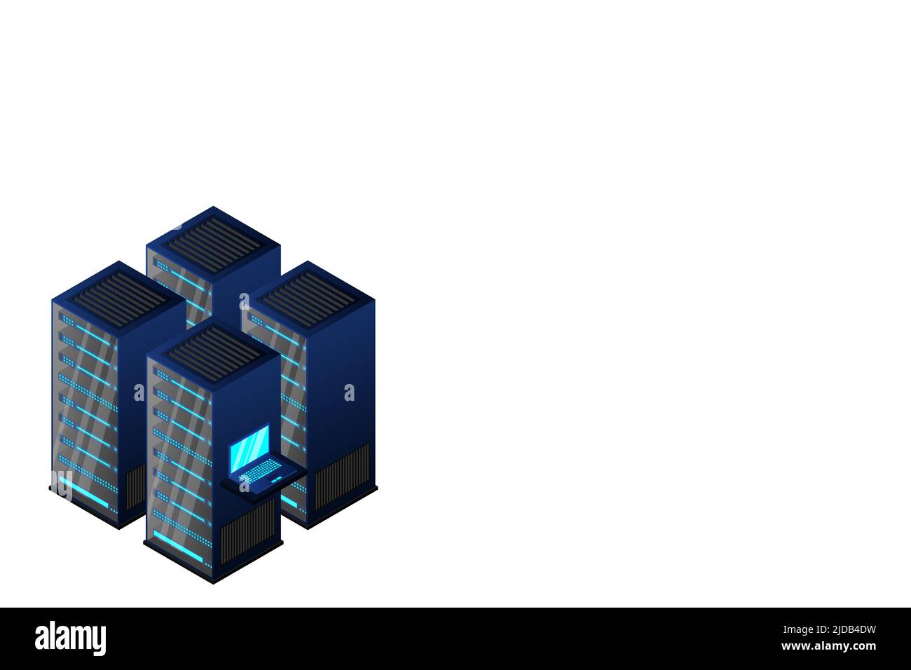 Mainframe, powered server, high technology concept, data center, cloud ...