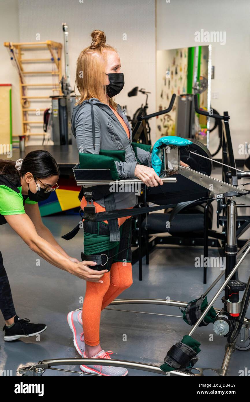 Assisted walking hi-res stock photography and images - Alamy