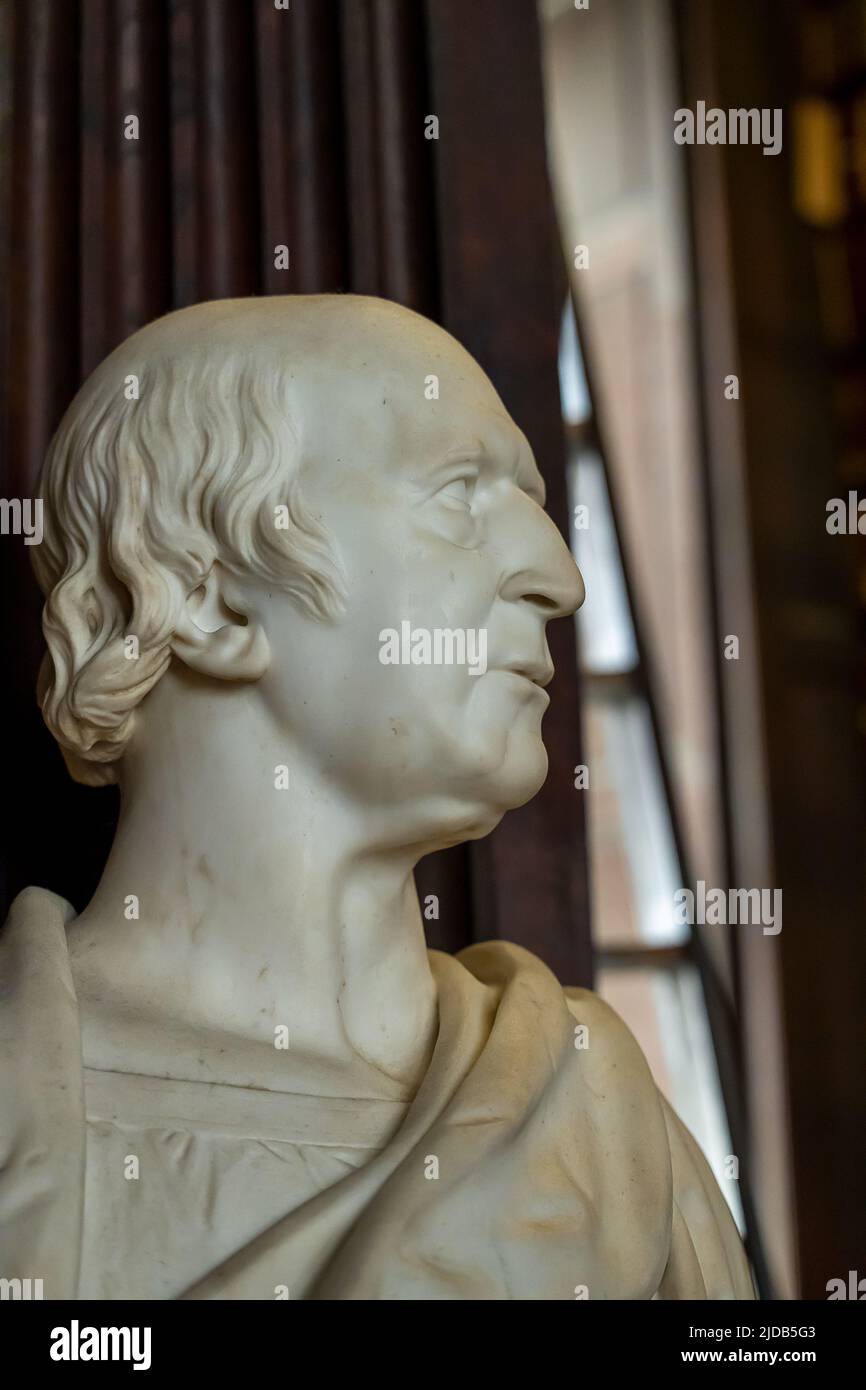 Dublin, Ireland - June 2, 2022: The Long Room interior of the Old ...