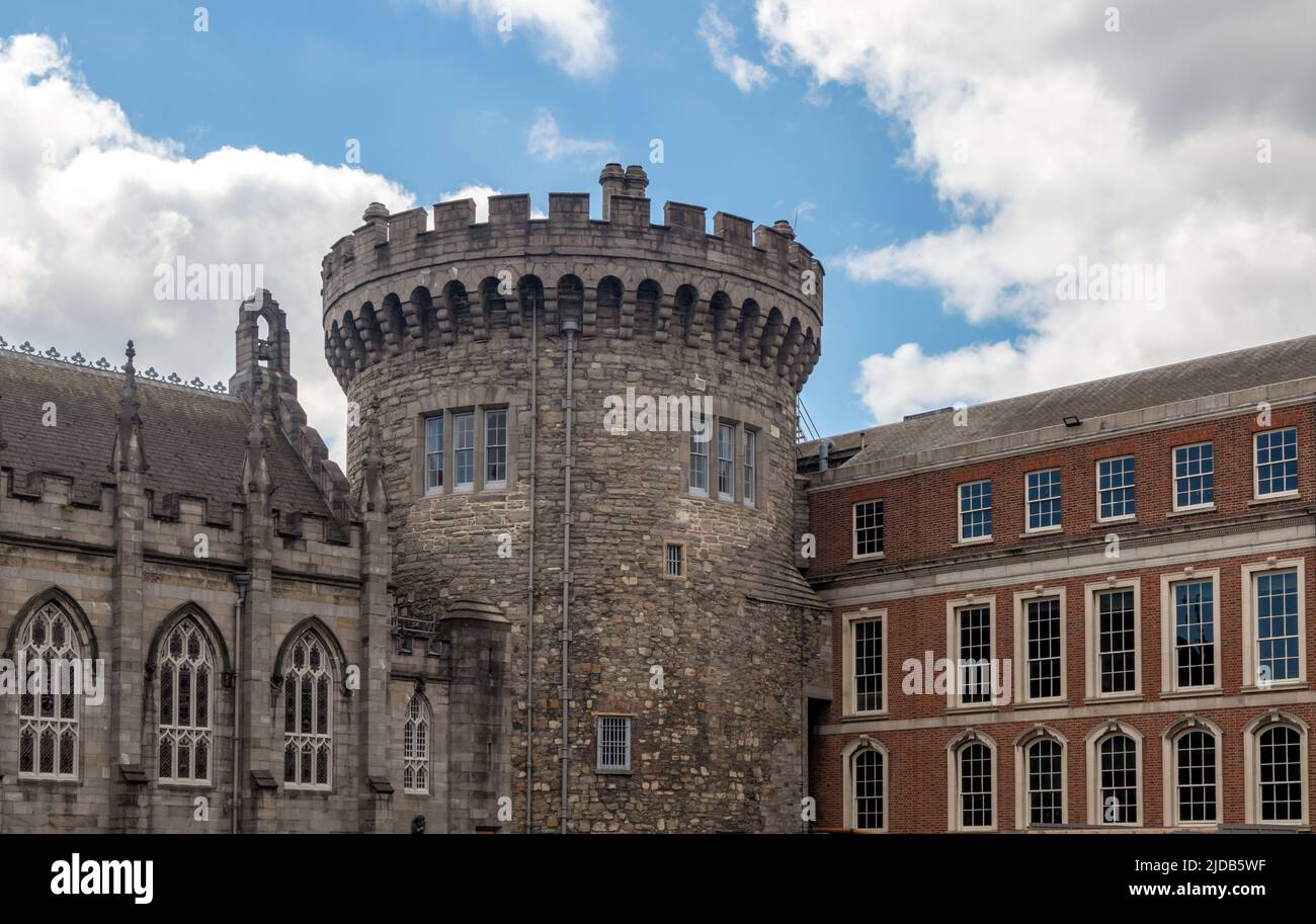 Record Tower and Chapel Royal of Dublin Castle Stock Photo - Alamy