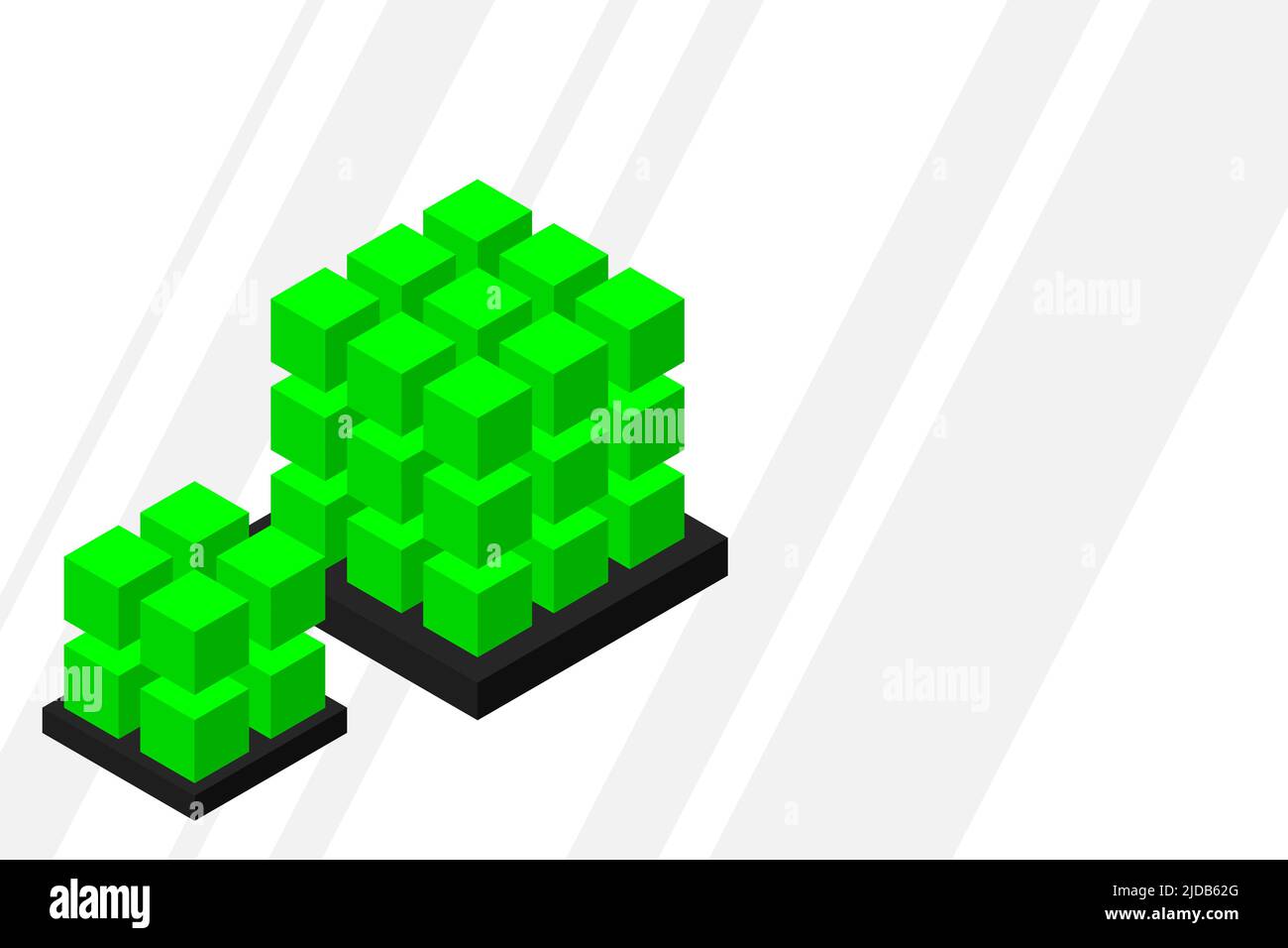 Isometric Digital Technology Web Banner. BIG DATA Machine Learning ...