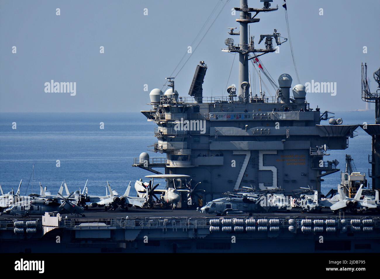 Marseille, France. 18th June, 2022. The USS Harry S. Truman aircraft ...