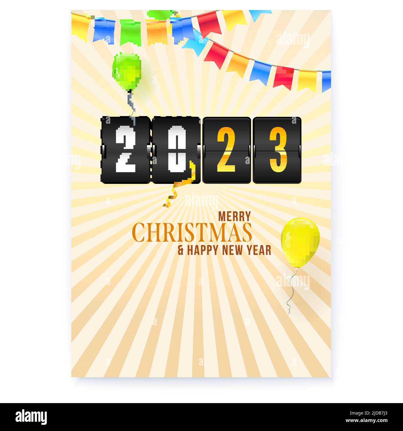 2023 golden numbers Cut Out Stock Images & Pictures - Alamy