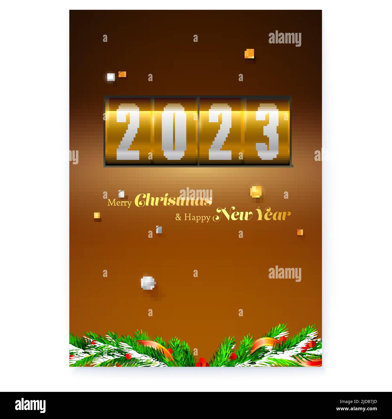 Scoreboard with numbers 2023. New year poster Stock Vector Image & Art ...