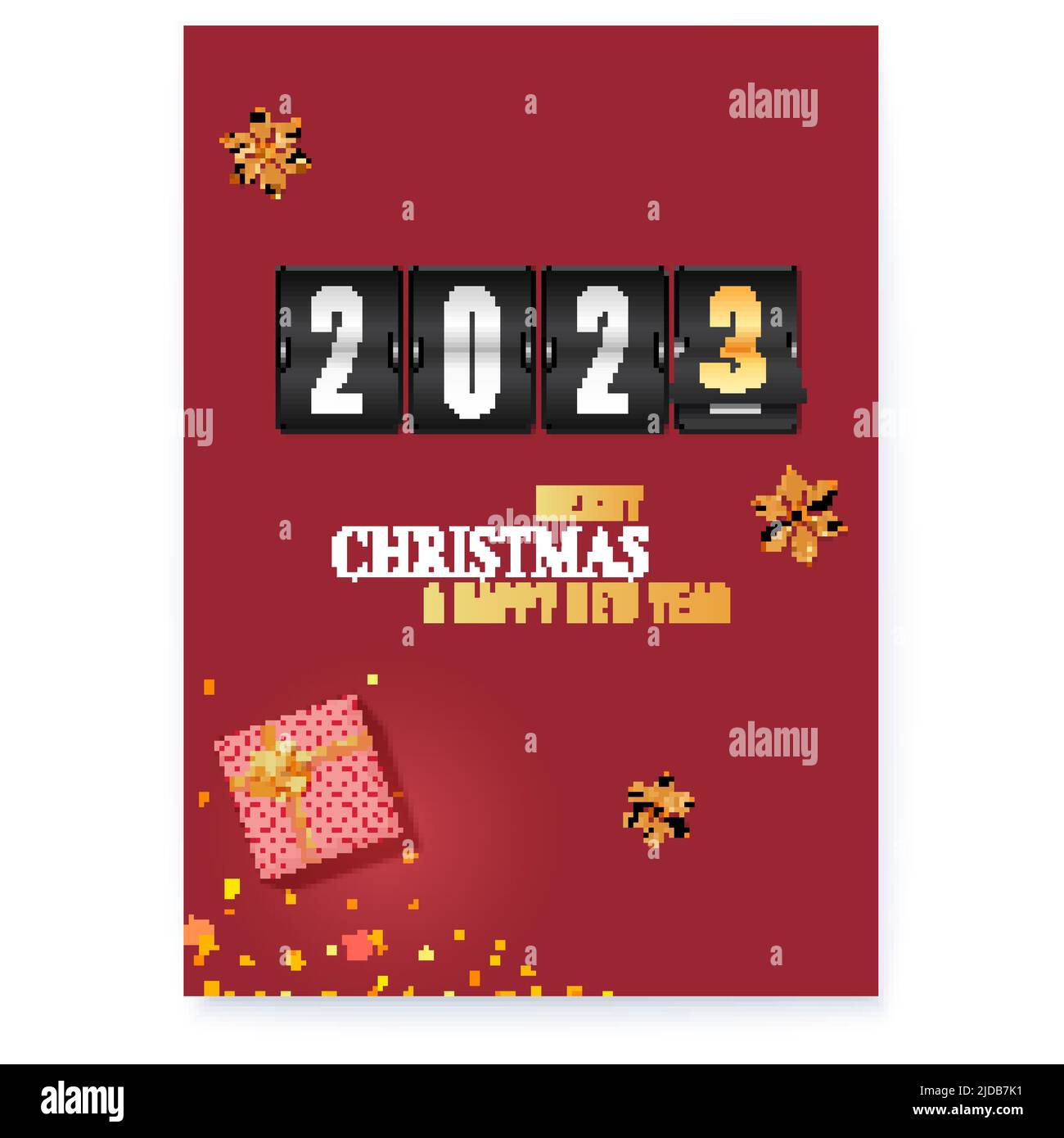 2023 golden numbers Stock Vector Images - Alamy