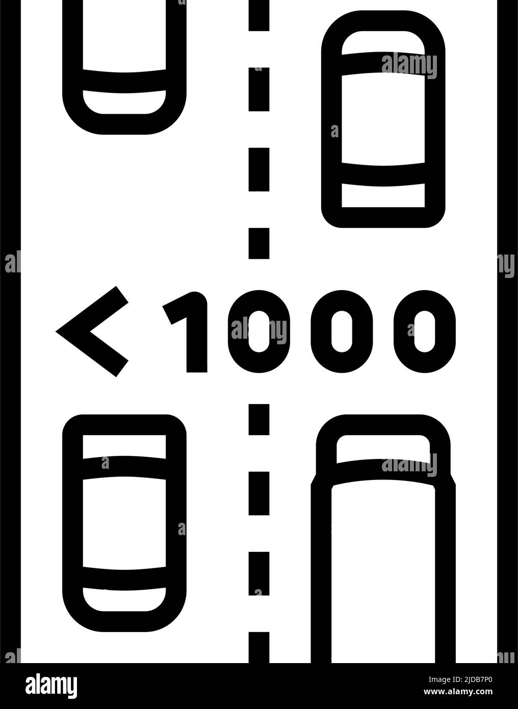 medium traffic road line icon vector illustration Stock Vector Image ...