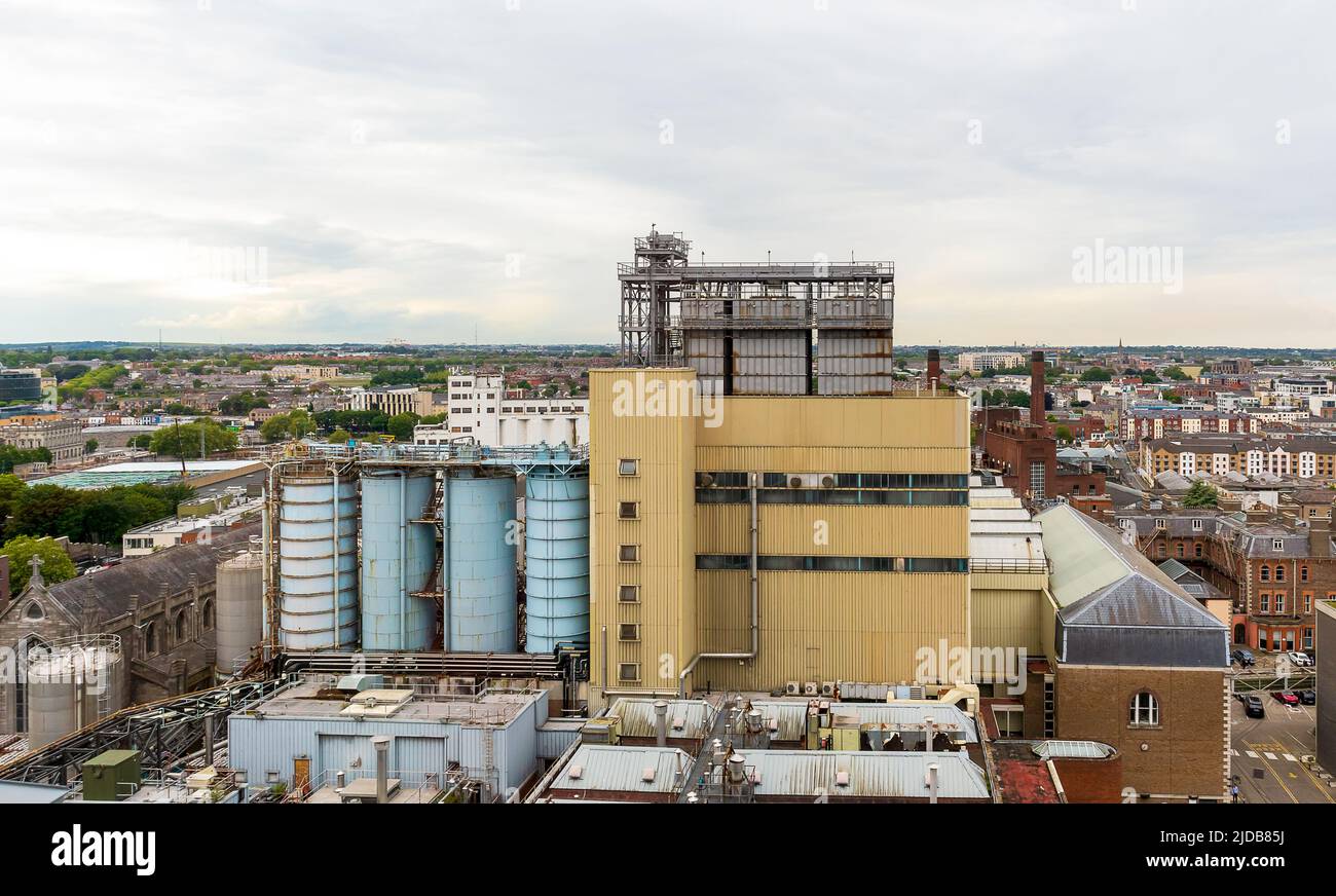 Panoramic skyline city view of Dublin, Ireland Stock Photo - Alamy