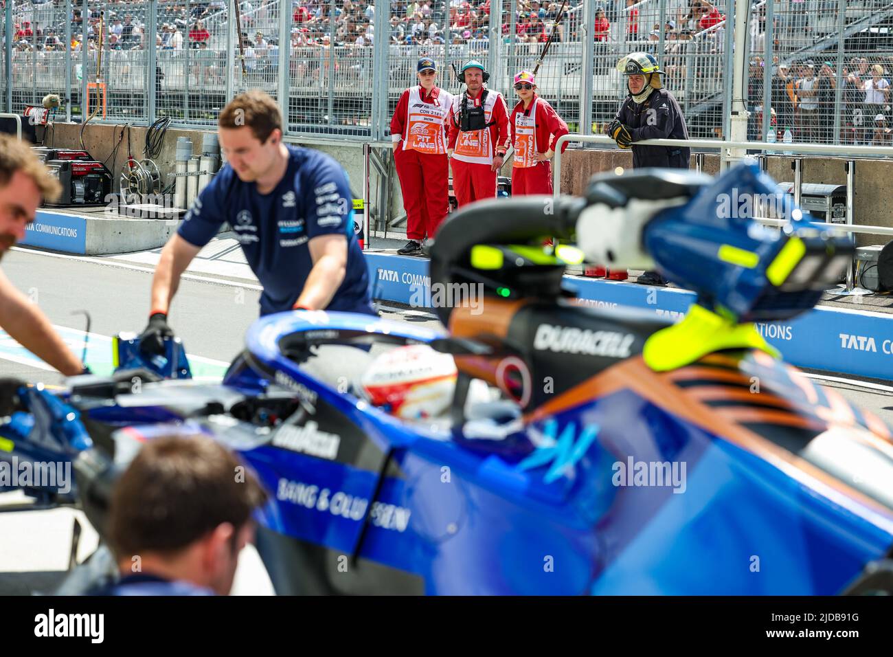 FIA volunteer marshal during the Formula 1 AWS Grand Prix du Canada ...