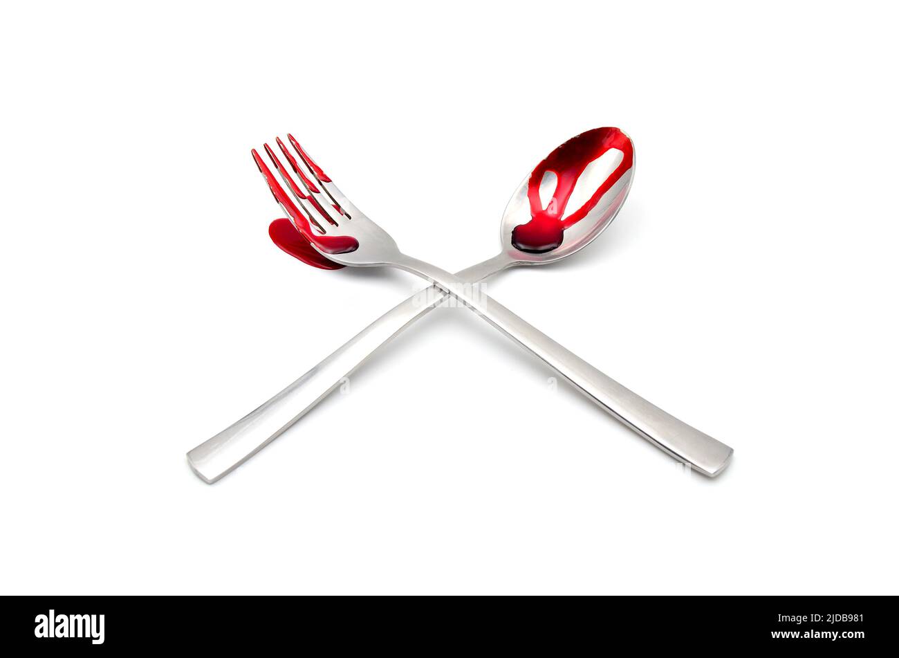 Dinner set silverware Cut Out Stock Images & Pictures - Alamy