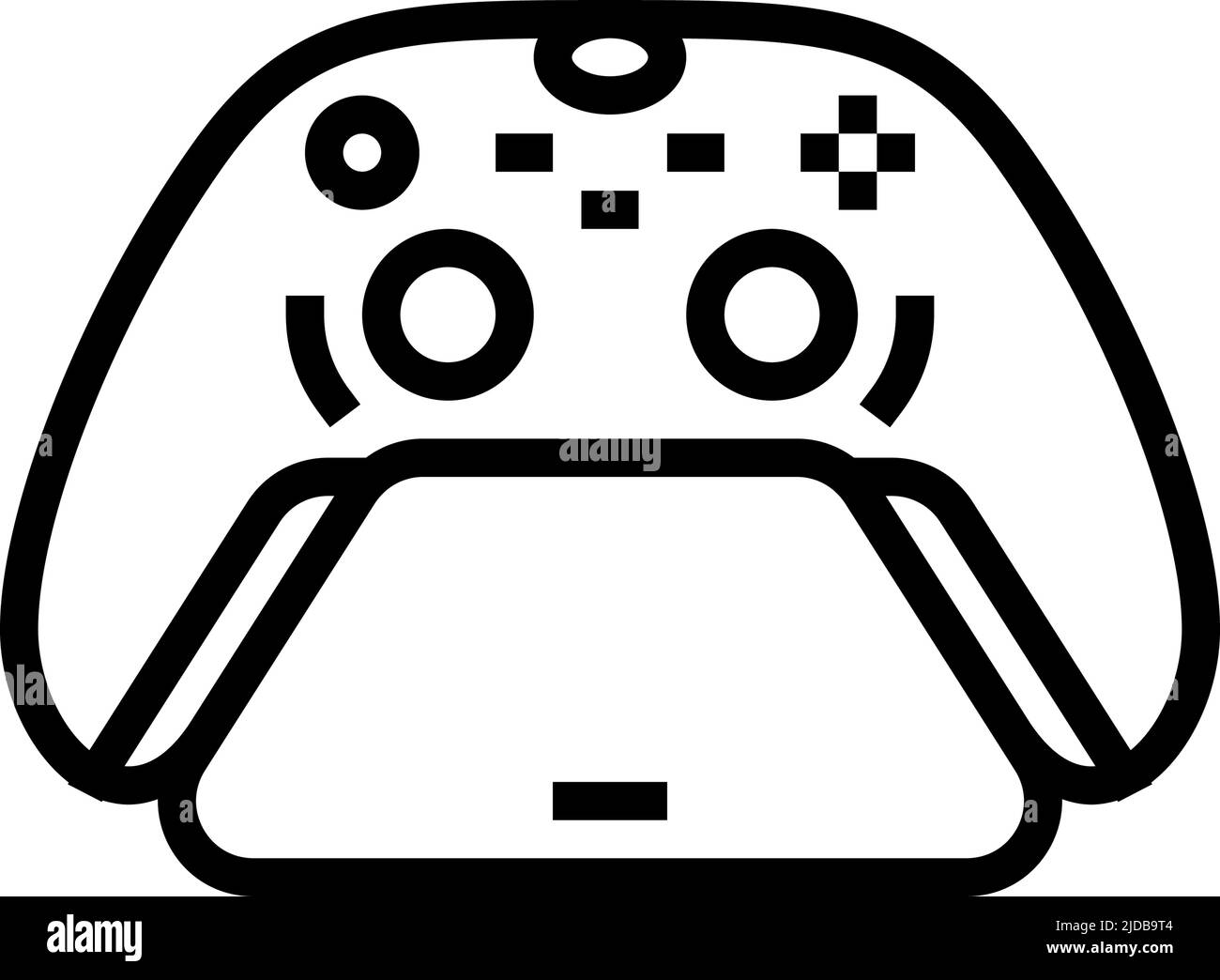 controller stand line icon vector illustration Stock Vector Image & Art ...