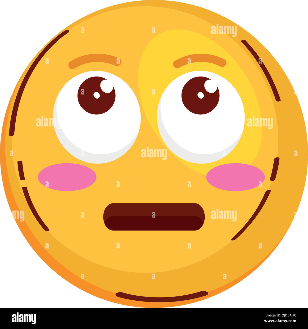 emoji thinking comic character Stock Vector Image & Art - Alamy