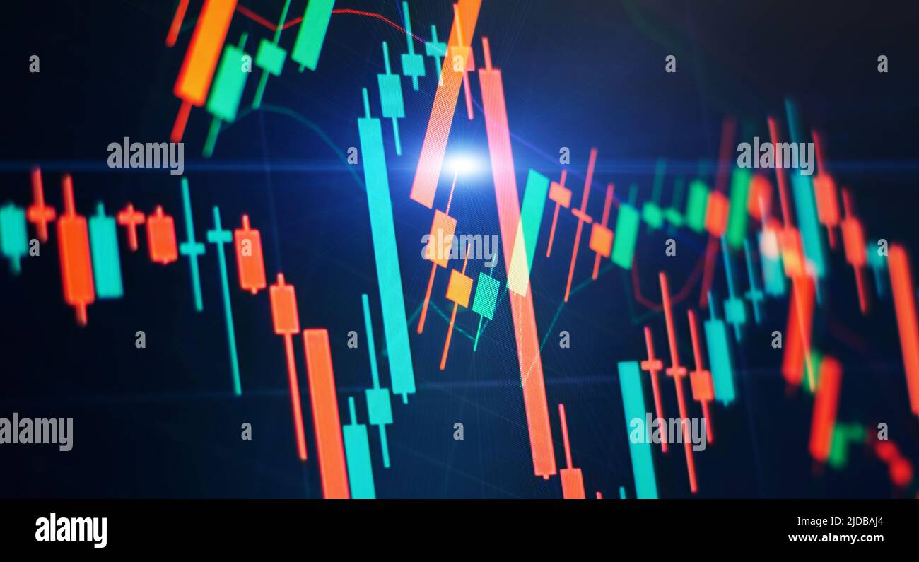 Analyze. Bar graphs, Diagrams, financial figures. Forex chart ...