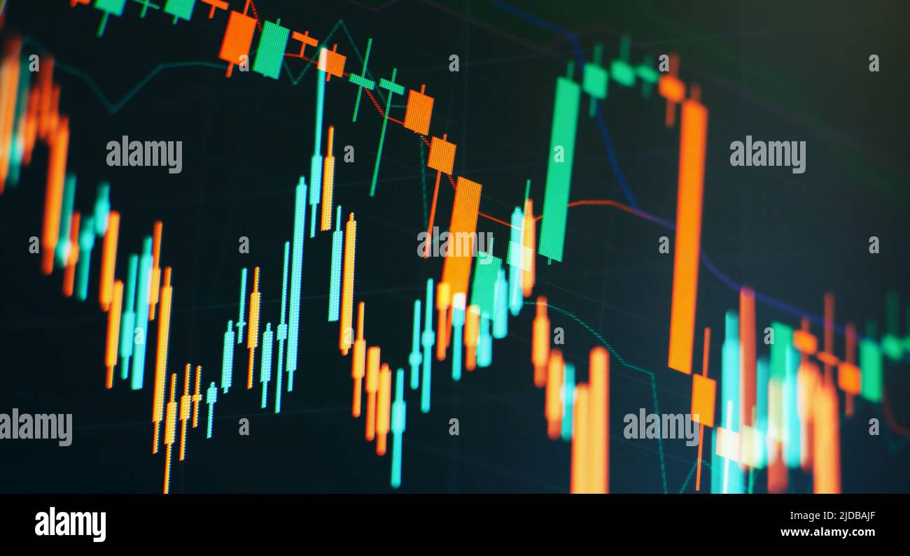 Analyze. Bar graphs, Diagrams, financial figures. Forex chart ...