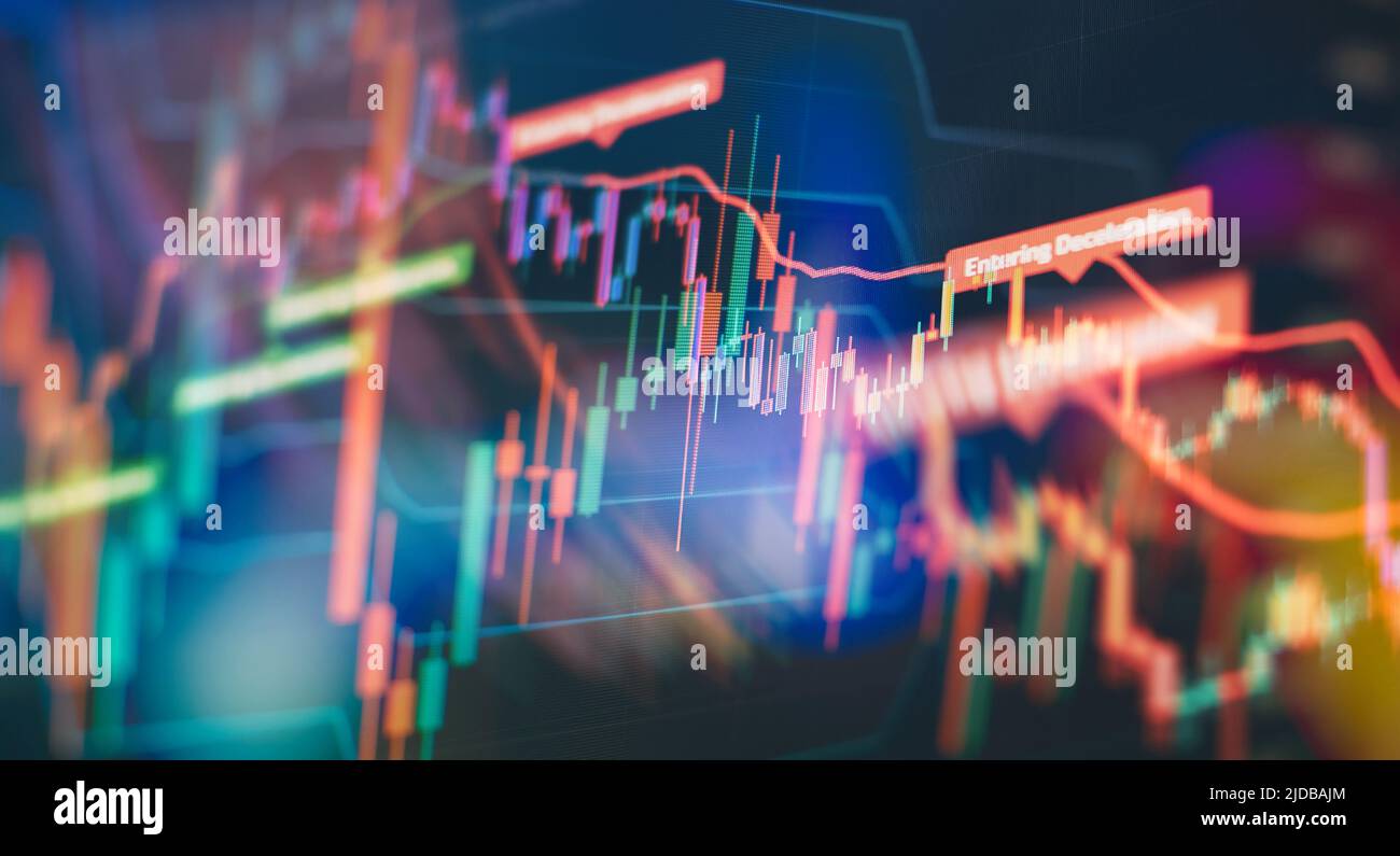 Analyze. Bar graphs, Diagrams, financial figures. Forex chart ...