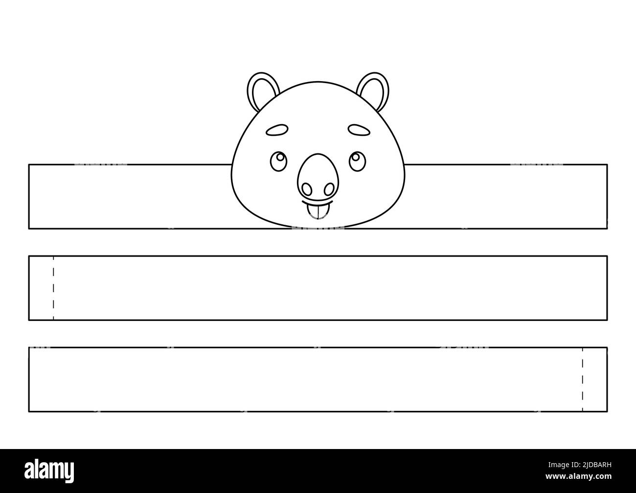 Cartoon capybara Cut Out Stock Images & Pictures - Alamy