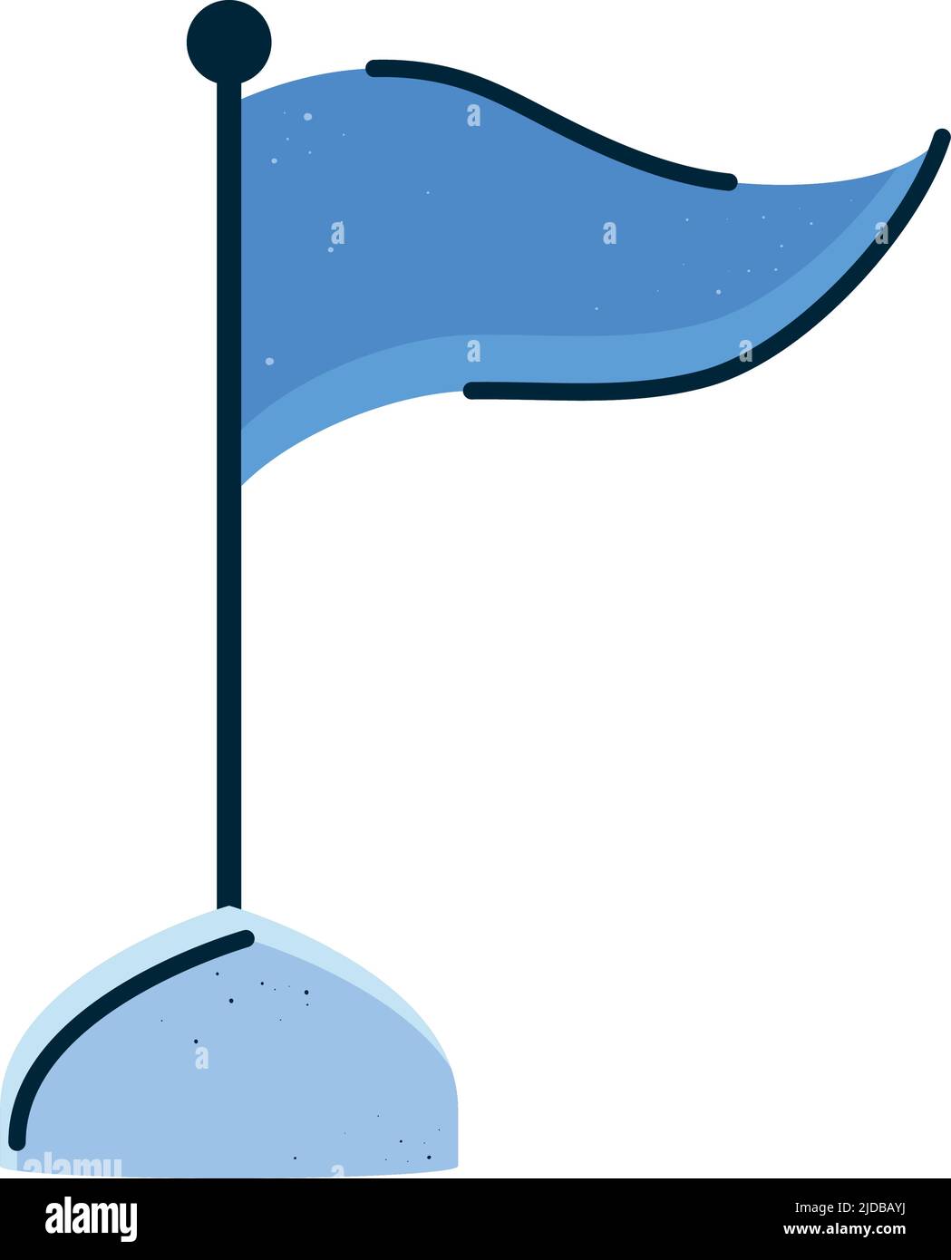 blue success flag Stock Vector Image & Art - Alamy