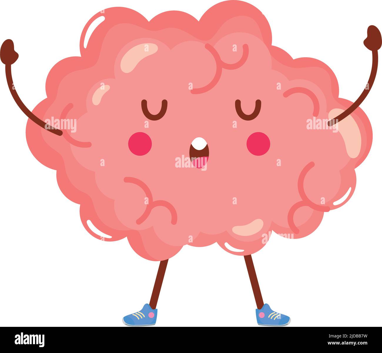 celebrating brain storming kawaii Stock Vector Image & Art - Alamy