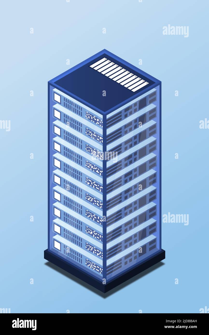 Mainframe, powered server, high technology concept, data center, cloud ...