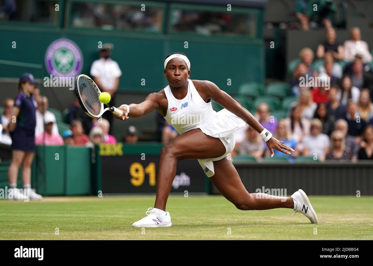 File photo dated 05-07-2021 of Coco Gauff, It is now three years since a 15-year-old Gauff ...