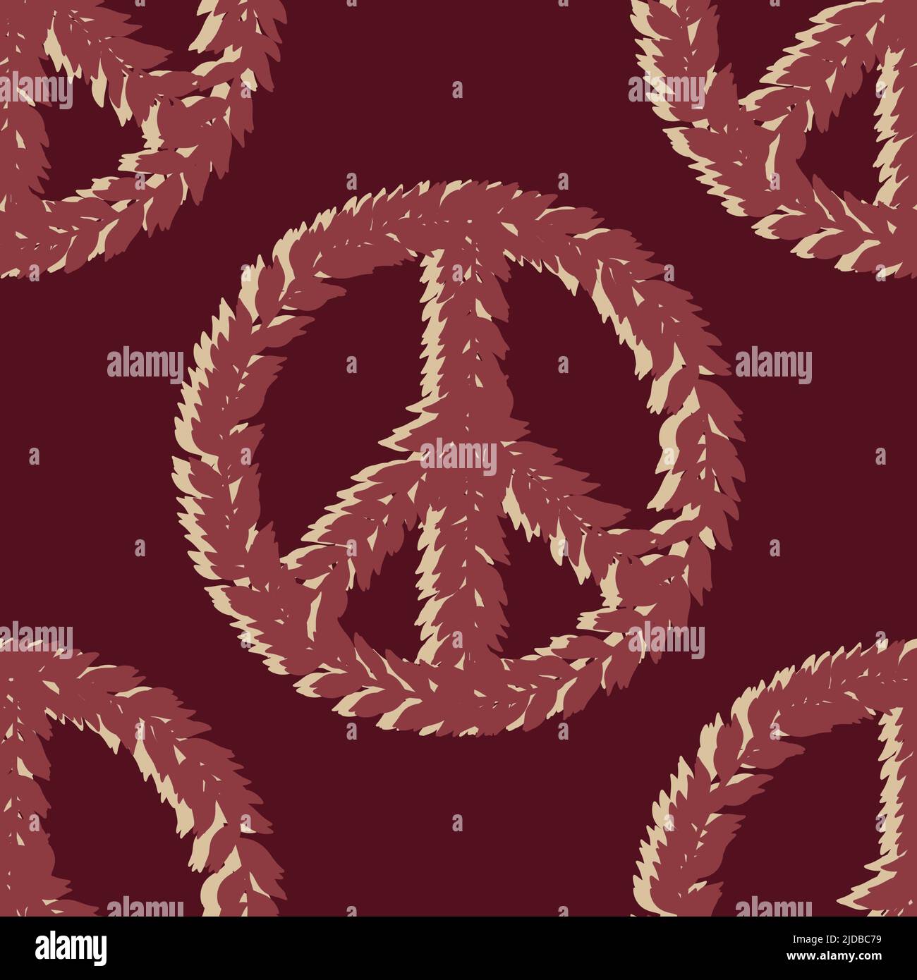 Seamless peace pattern for kids and gifts and cards and linens and ...