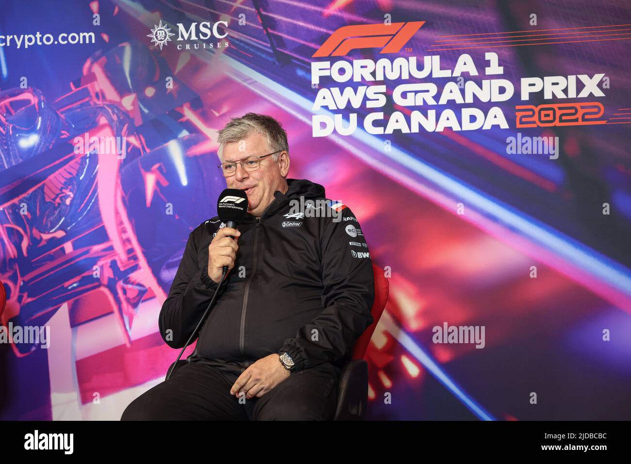SZAFNAUER Otmar, Team Principal of Alpine F1 Team, portrait during the Formula 1 AWS Grand Prix ...