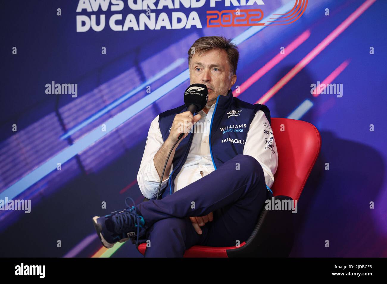 CAPITO Jost, Chief Executive Officer of Williams Racing, portrait ...