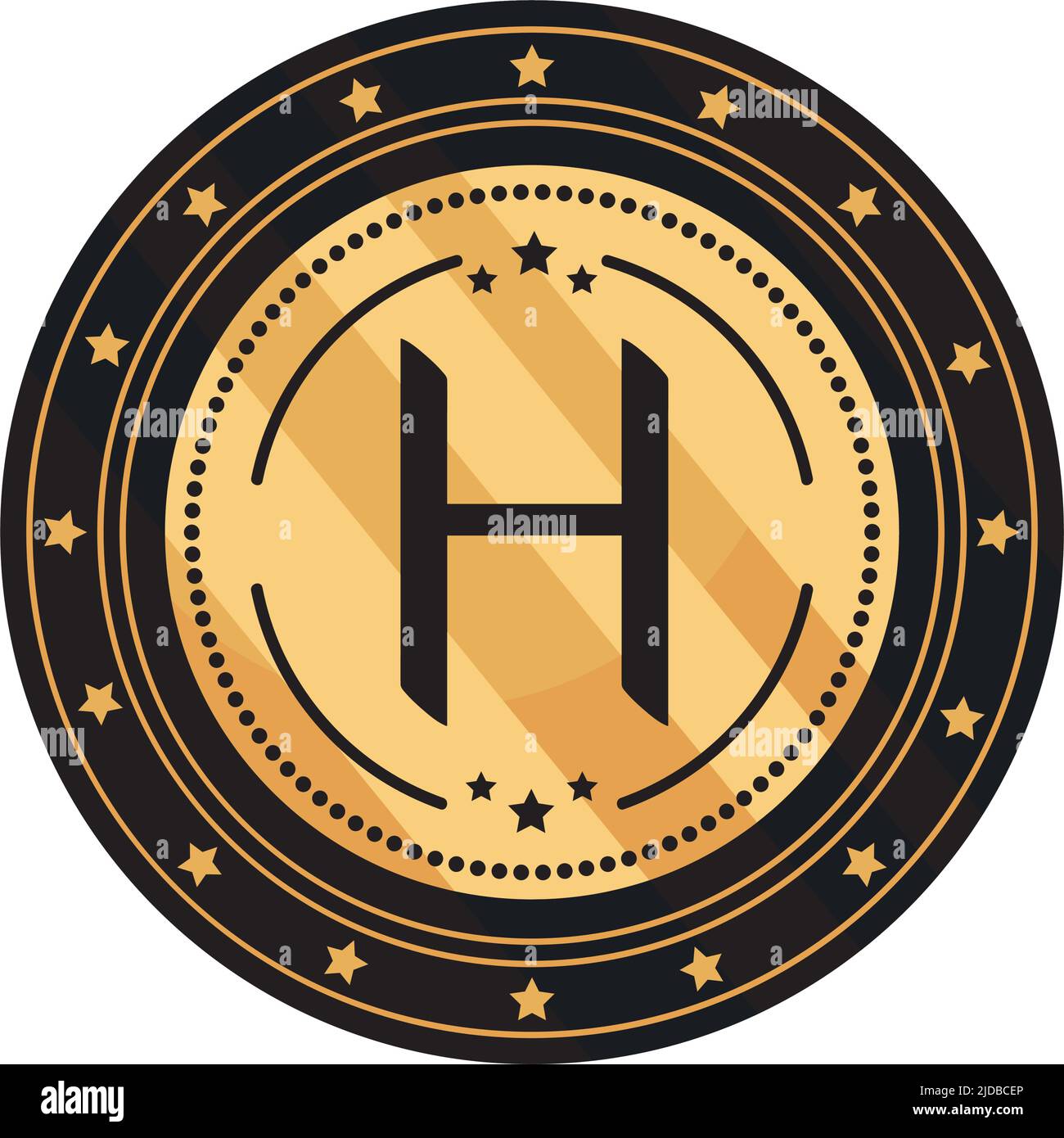 golden emblem with letter Stock Vector Image & Art - Alamy