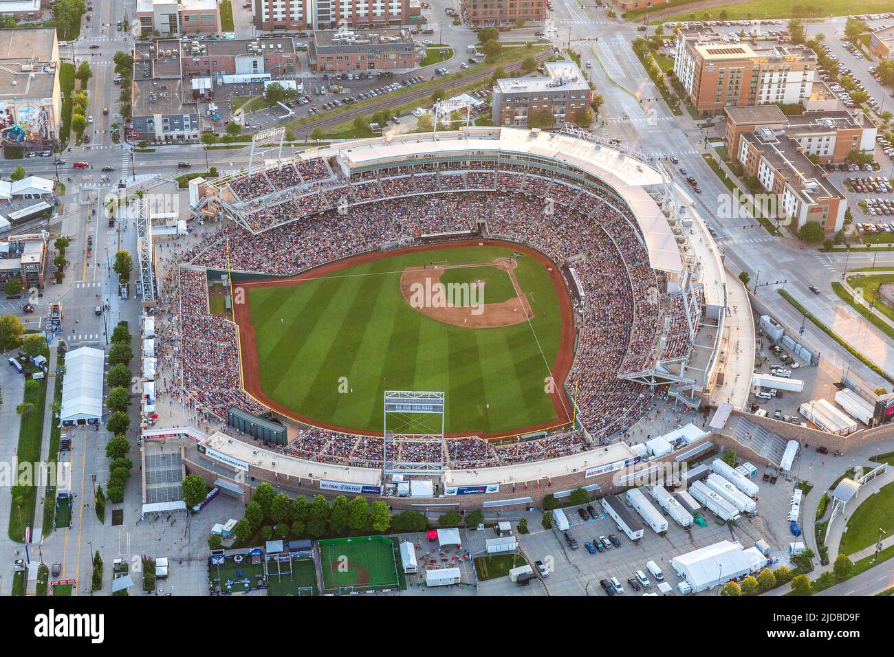 Charles schwab field aerial hi-res stock photography and images - Alamy