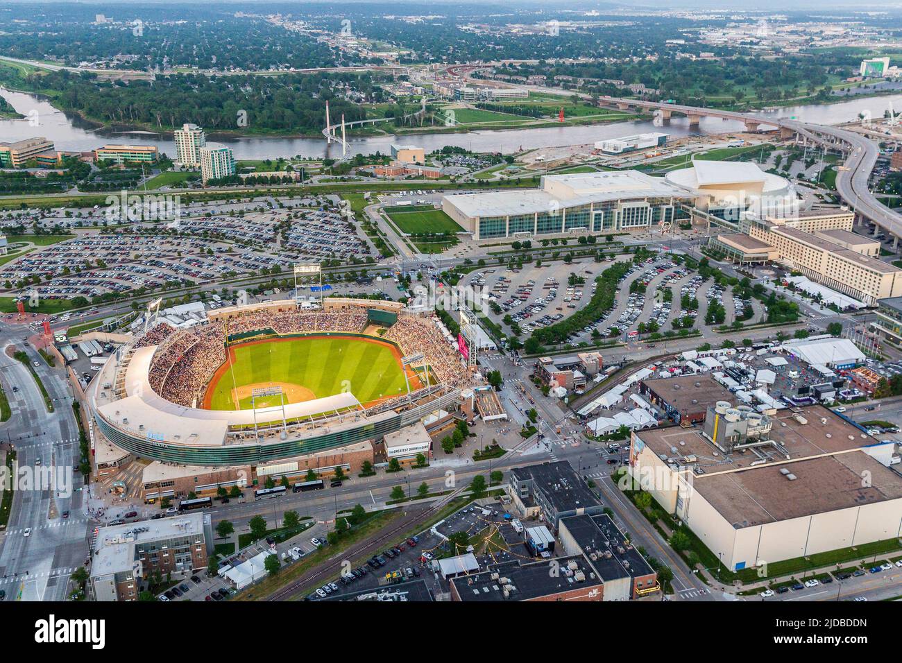 Charles schwab field aerial hi-res stock photography and images - Alamy