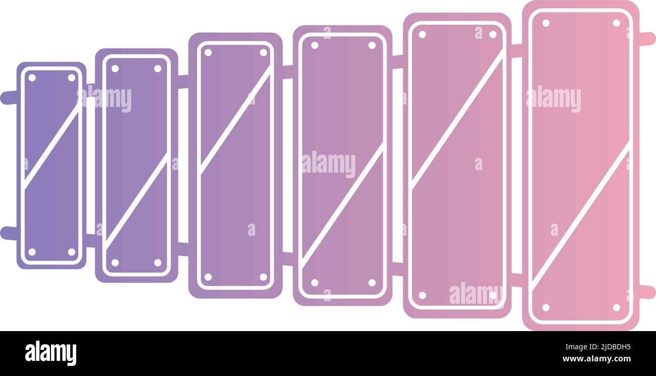 lilac xylophone musical instrument Stock Vector Image & Art - Alamy