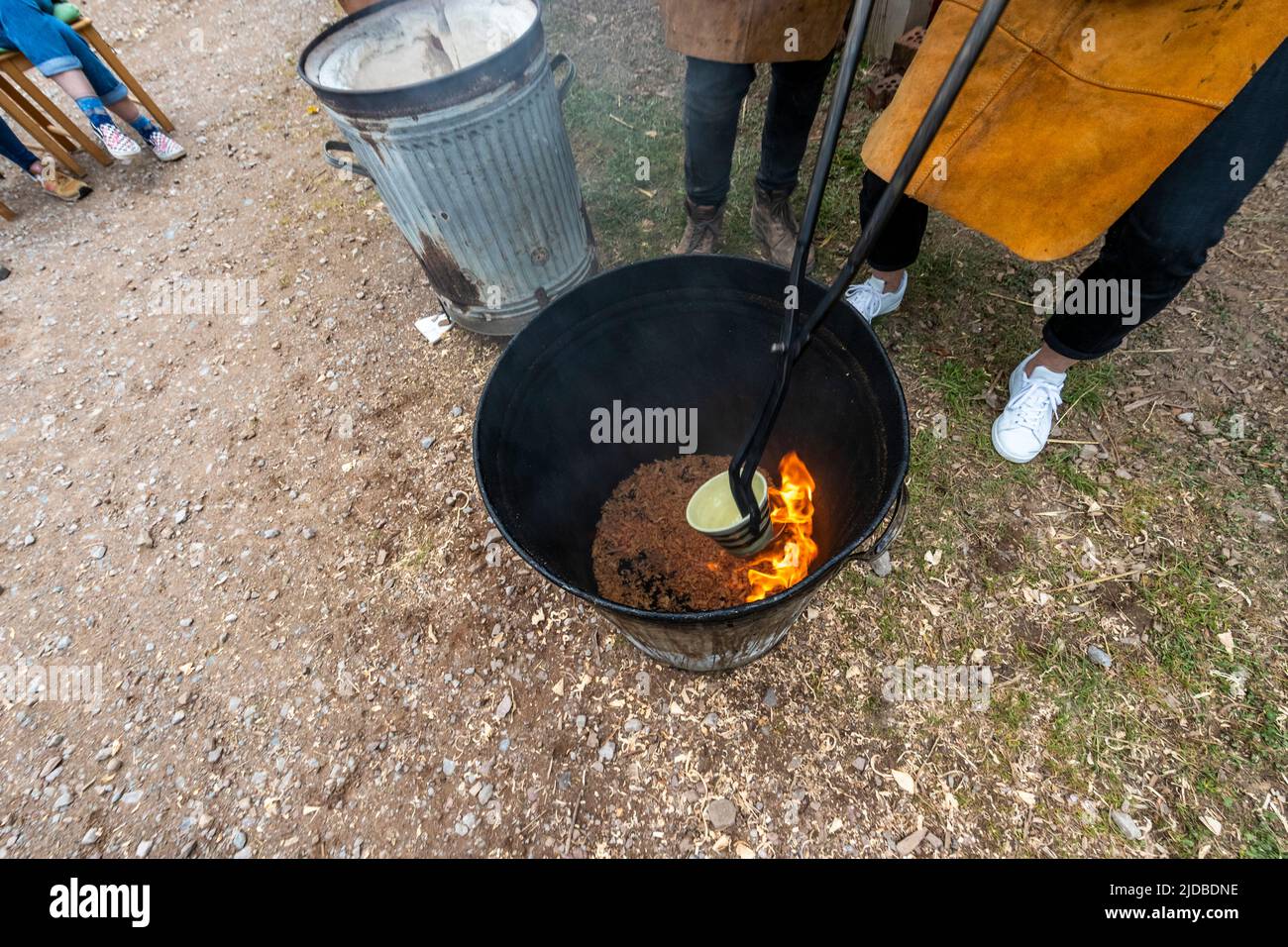 Raku pottery making course. Humble by Nature, Wales. Raku is a low fire ...
