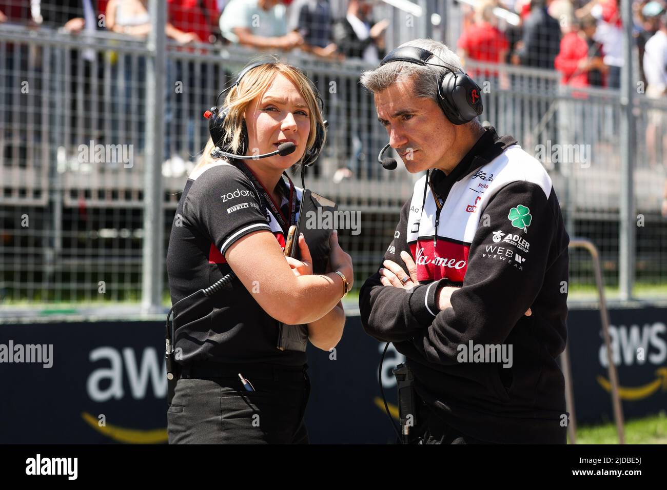 starting grid, grille de depart, BUSCOMBE Ruth, Strategy Engineer of ...