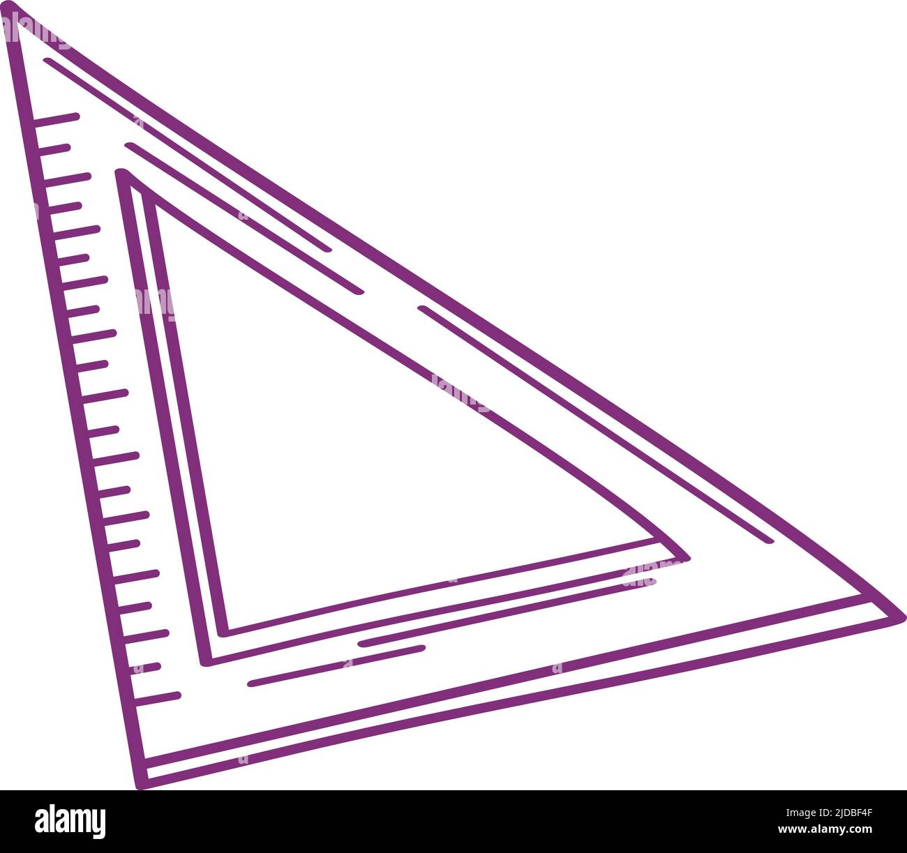 rule school supply doodle Stock Vector Image & Art - Alamy