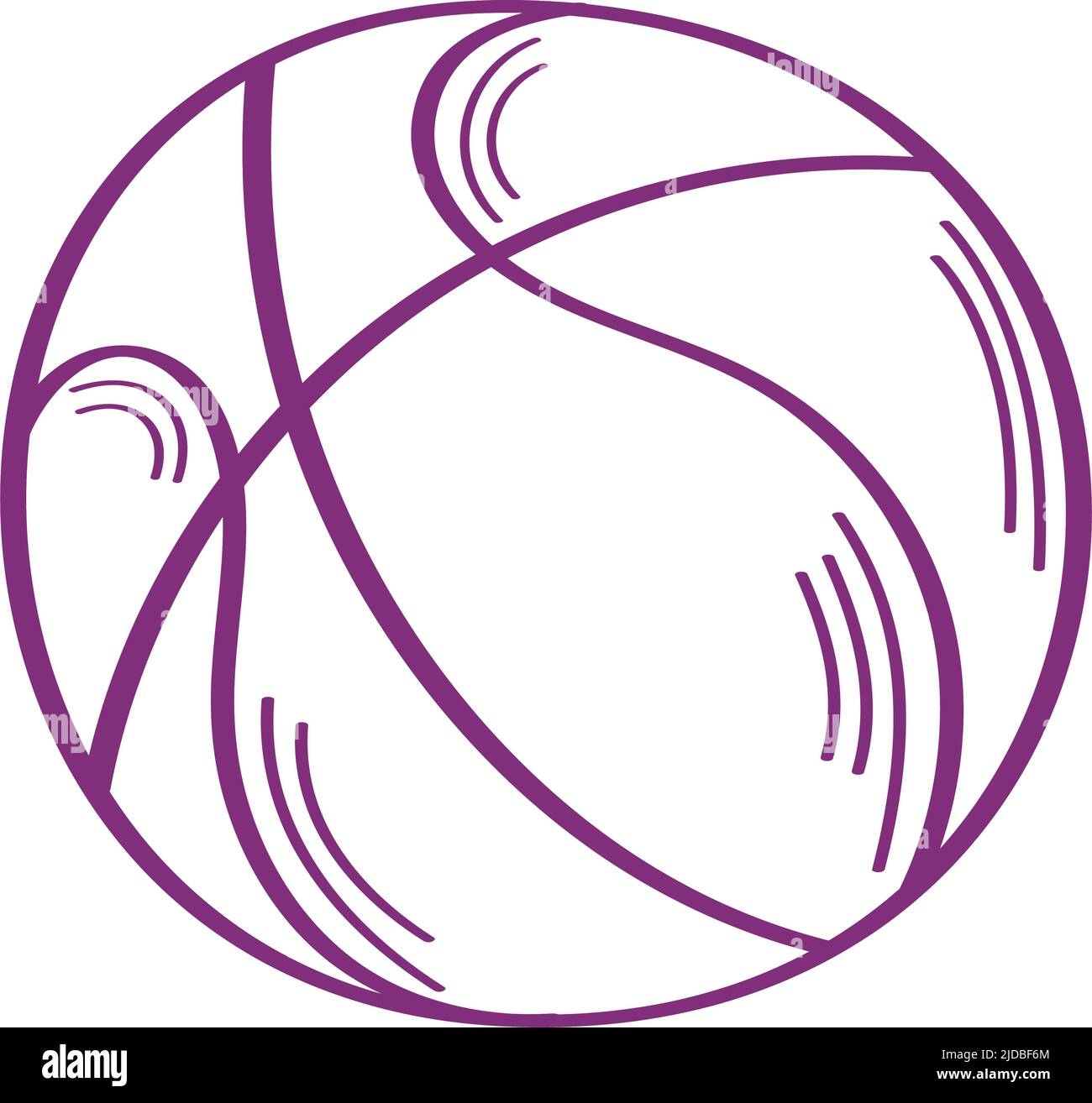 basketball balloon doodle style Stock Vector Image & Art - Alamy