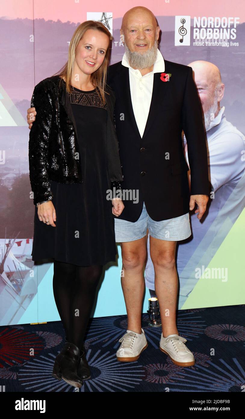 file photo dated 03/11/14 of Michael Eavis with his daughter Emily ...