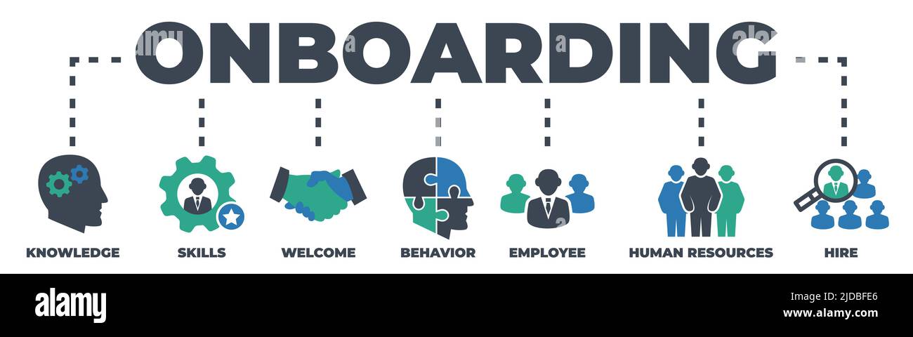 ONBOARDING Concept with icons and signs Stock Vector Image & Art - Alamy