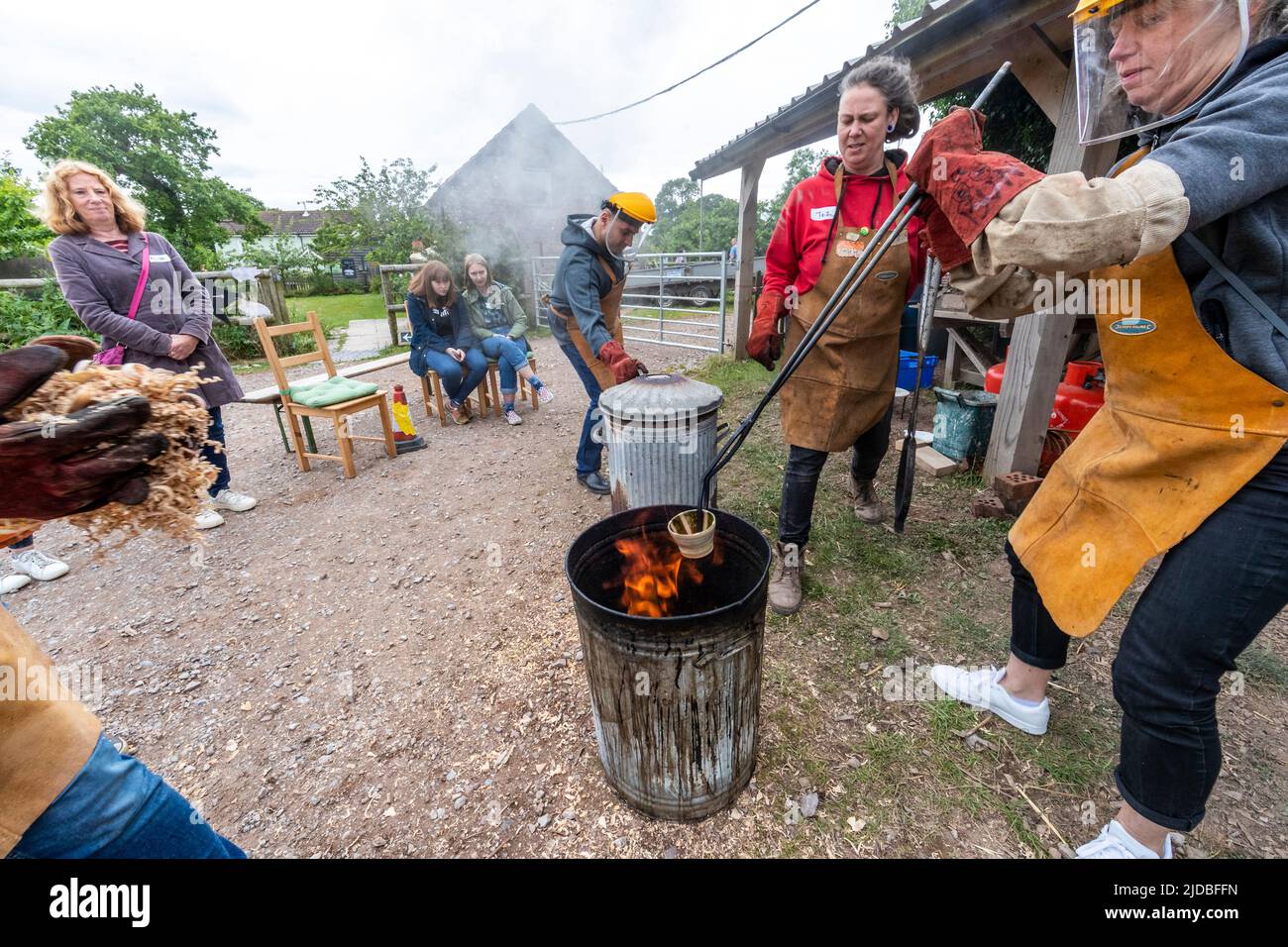 Raku pottery making course. Humble by Nature, Wales. Raku is a low fire ...