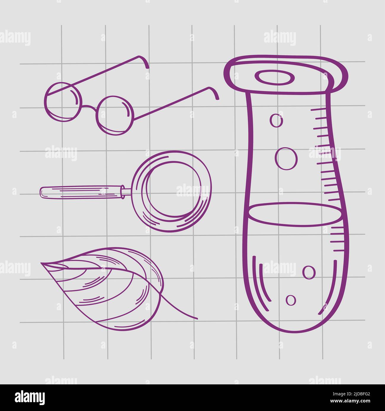 four school supplies doodle Stock Vector Image & Art - Alamy