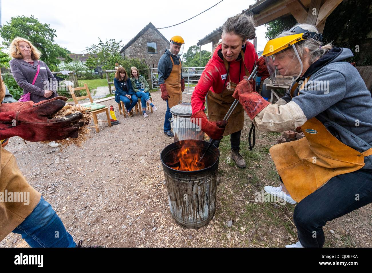 Raku pottery making course. Humble by Nature, Wales. Raku is a low fire ...