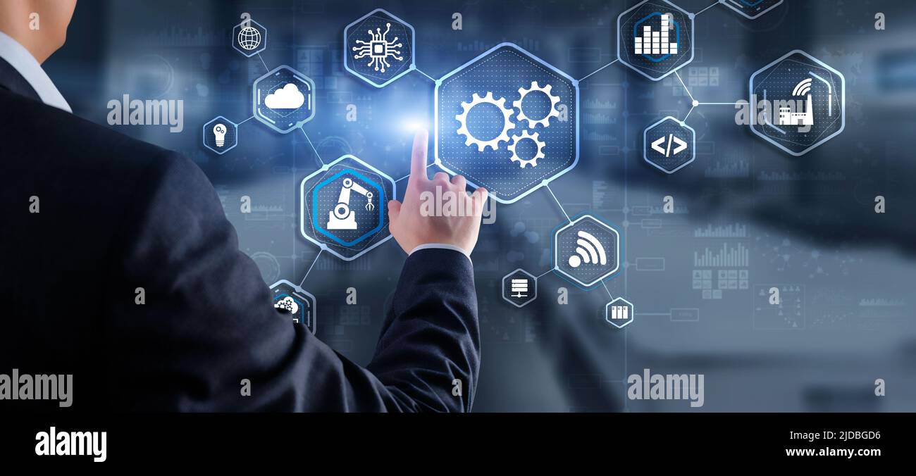 Automation software technology process System business concept 2022 ...