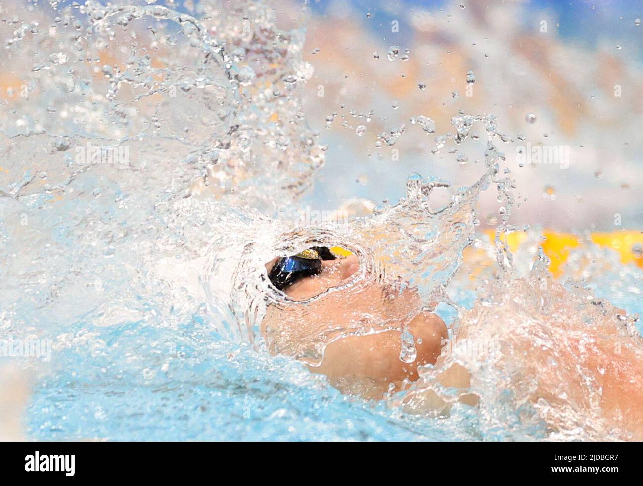 Budapest, Hungary. 19th June, 2022. Wan Letian of China competes during ...