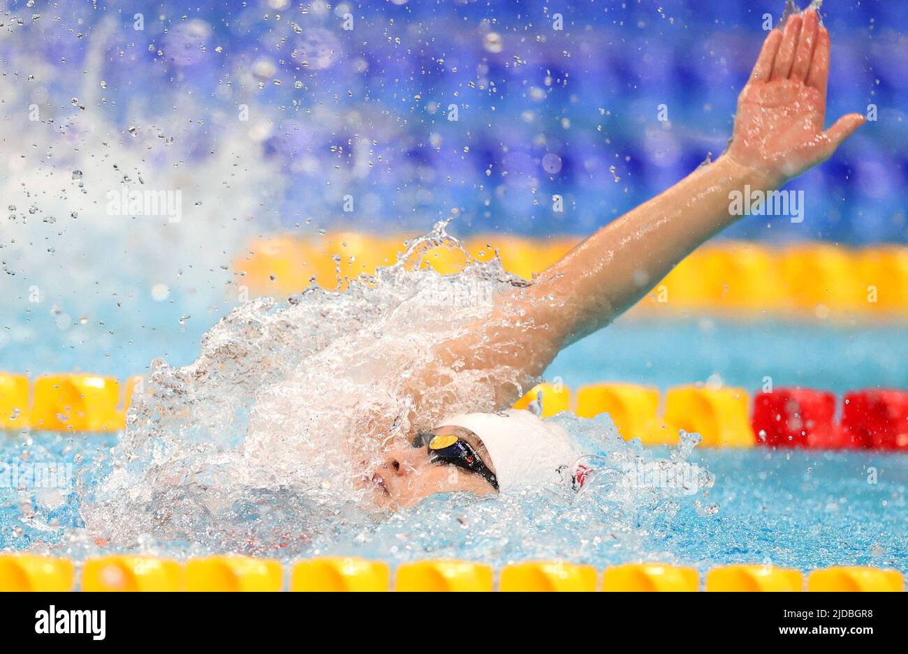 Budapest, Hungary. 19th June, 2022. Wan Letian of China competes during ...