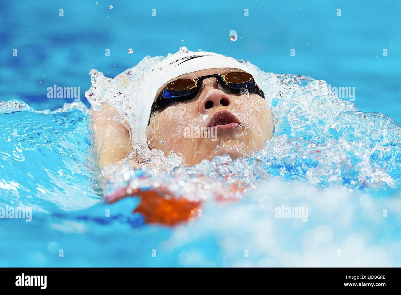 Budapest, Hungary. 19th June, 2022. Wan Letian of China competes during ...