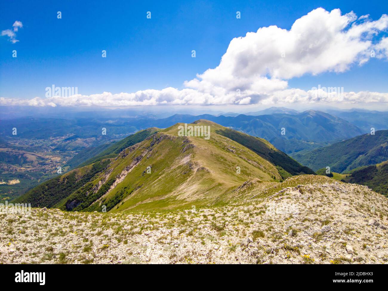 Rieti (Italy) - The summit of Monte di Cambio, beside Terminillo ...